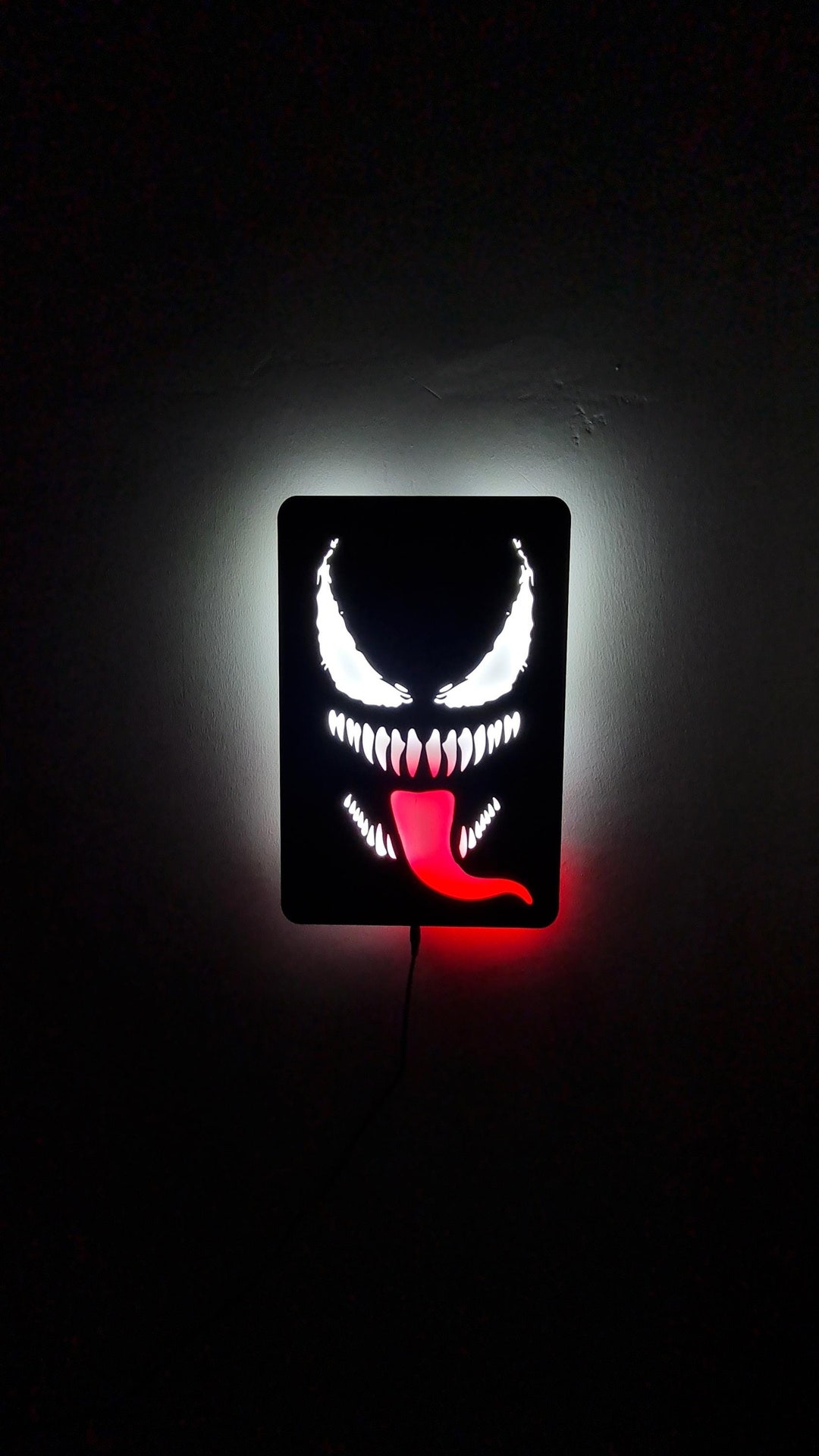 Venom Fans Led Lighted Sign, Venom Carnage Sign Wall Decor, Multiple ...