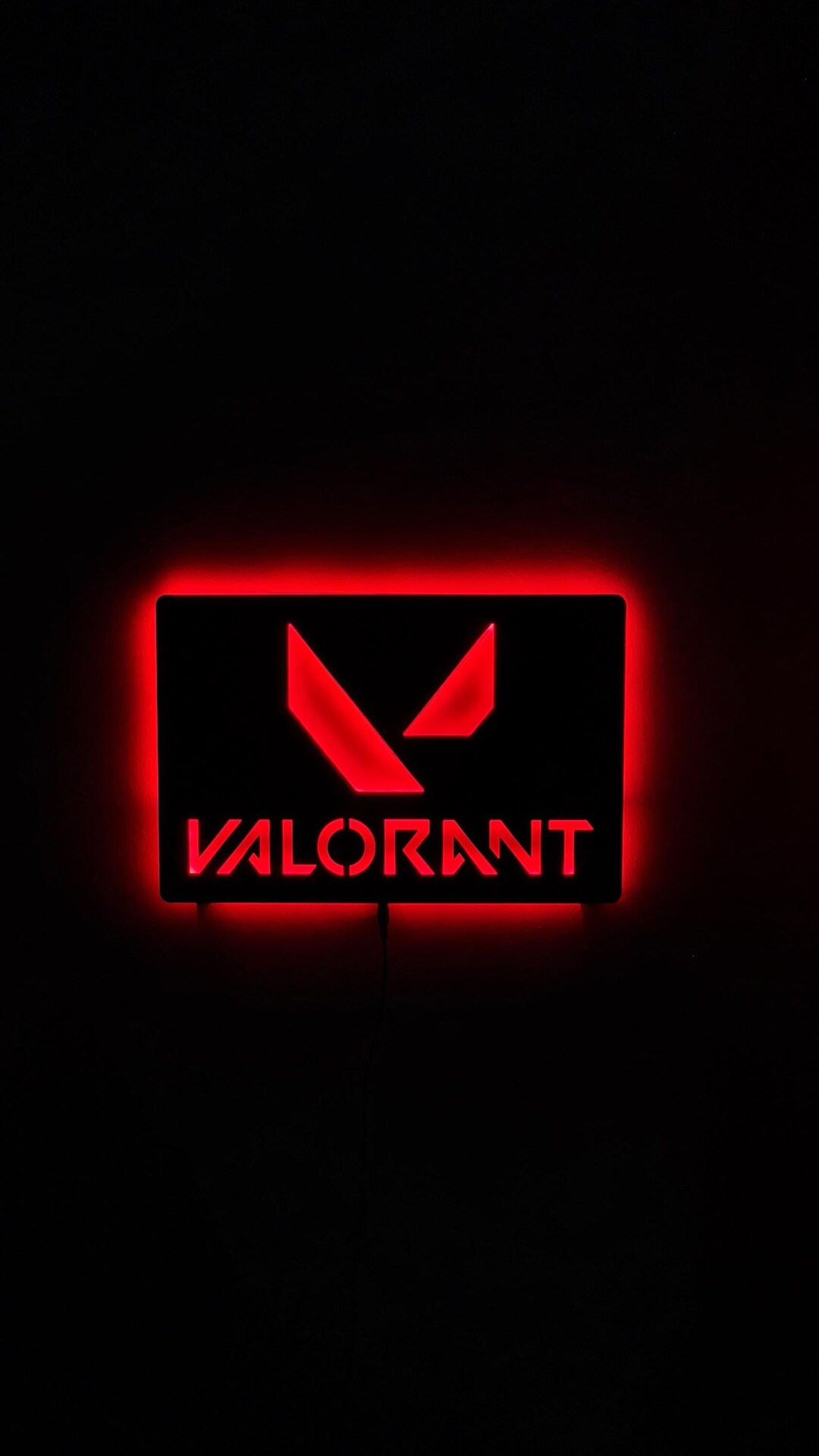 Valorant Led Lighted Sign, Valorant Sleek Game Sign Wall Decor ...