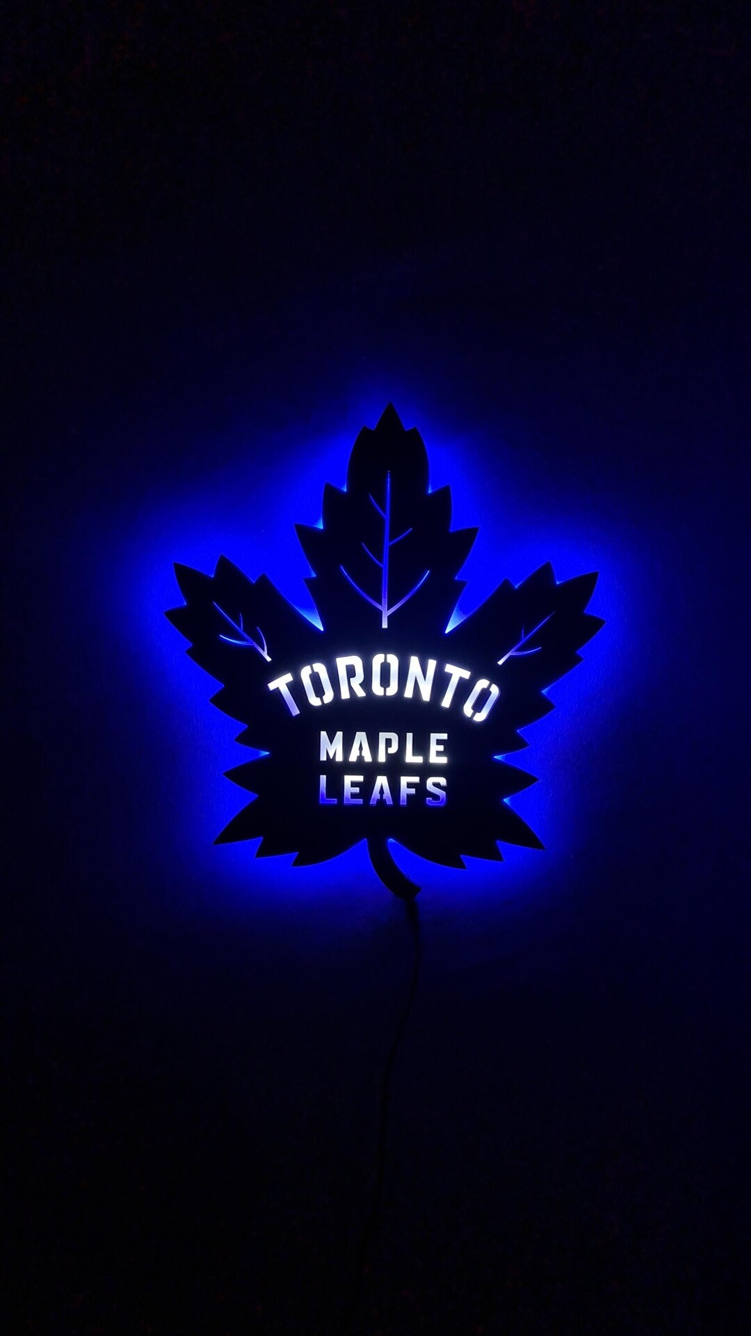 Toronto Maple Leafs LED Lighted Sign - Maple Leafs NHL Illuminated Wall ...