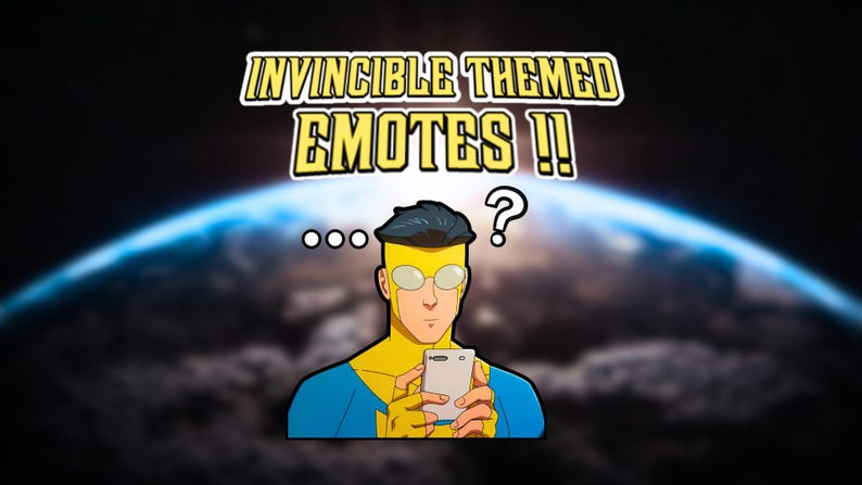 Animated Invincible Emotes for Twitch|youtube|discord Invincible Anime ...