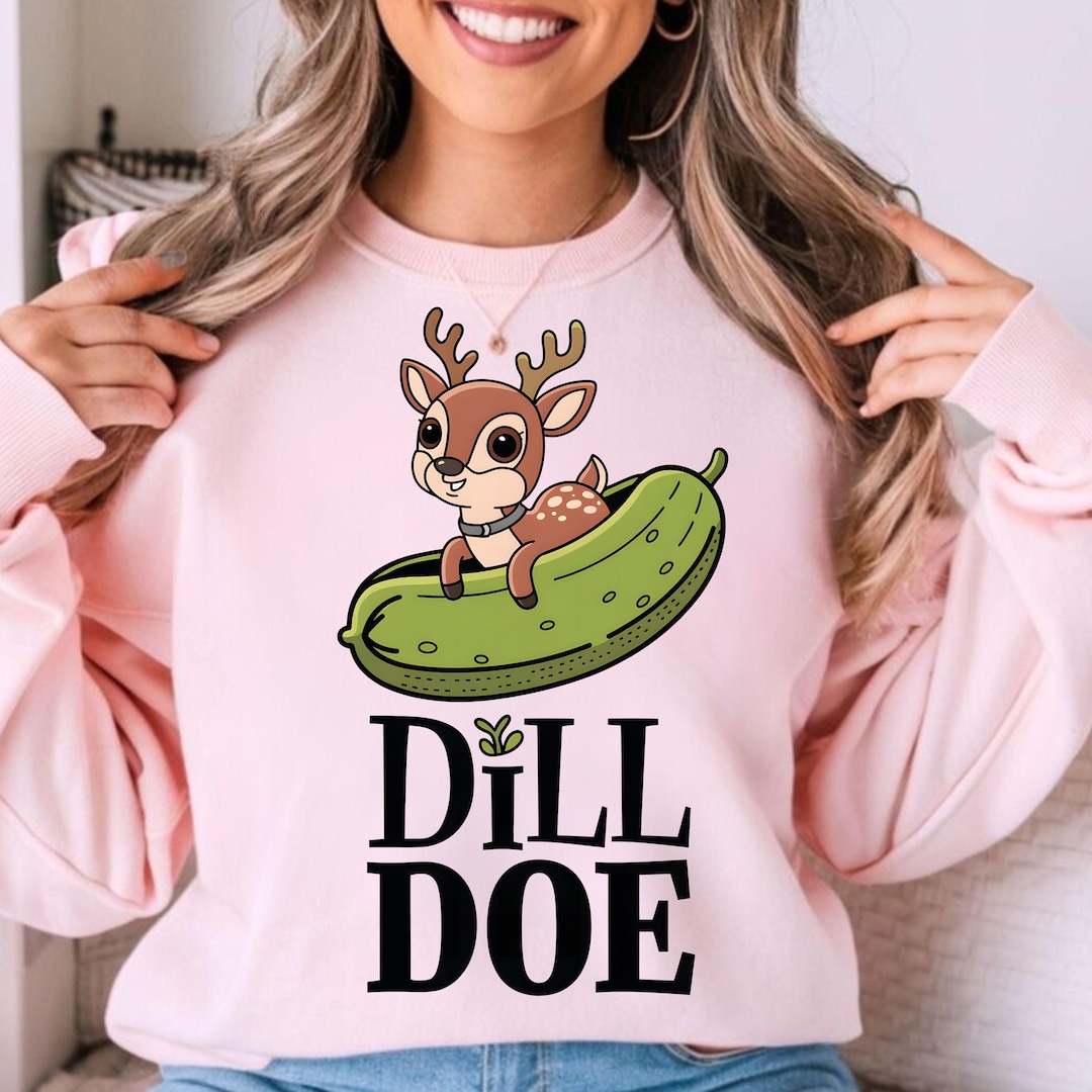 Dill Doe PNG: Funny Pickle Deer Design (digital Download) - Etsy