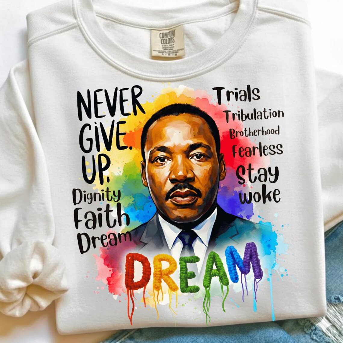Watercolor Martin Luther King PNG: I Have a Dream ,black History ...