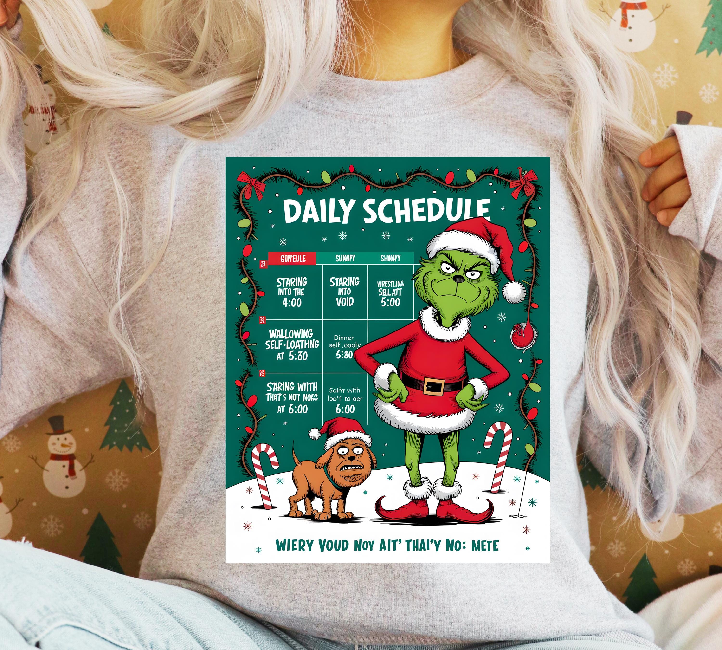 Merry Grinchas PNG, Grinch Schedule Png, the Grinch Png, Cartoon Grinch ...