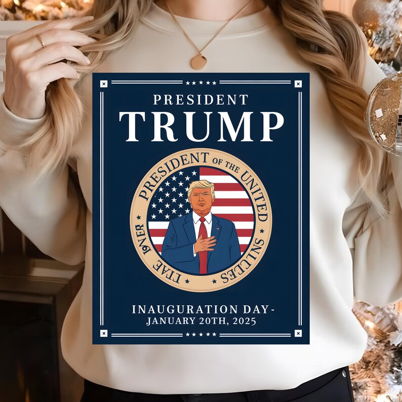 Donald Trump Inauguration Day 2025 Png, 47th US President Inauguration ...