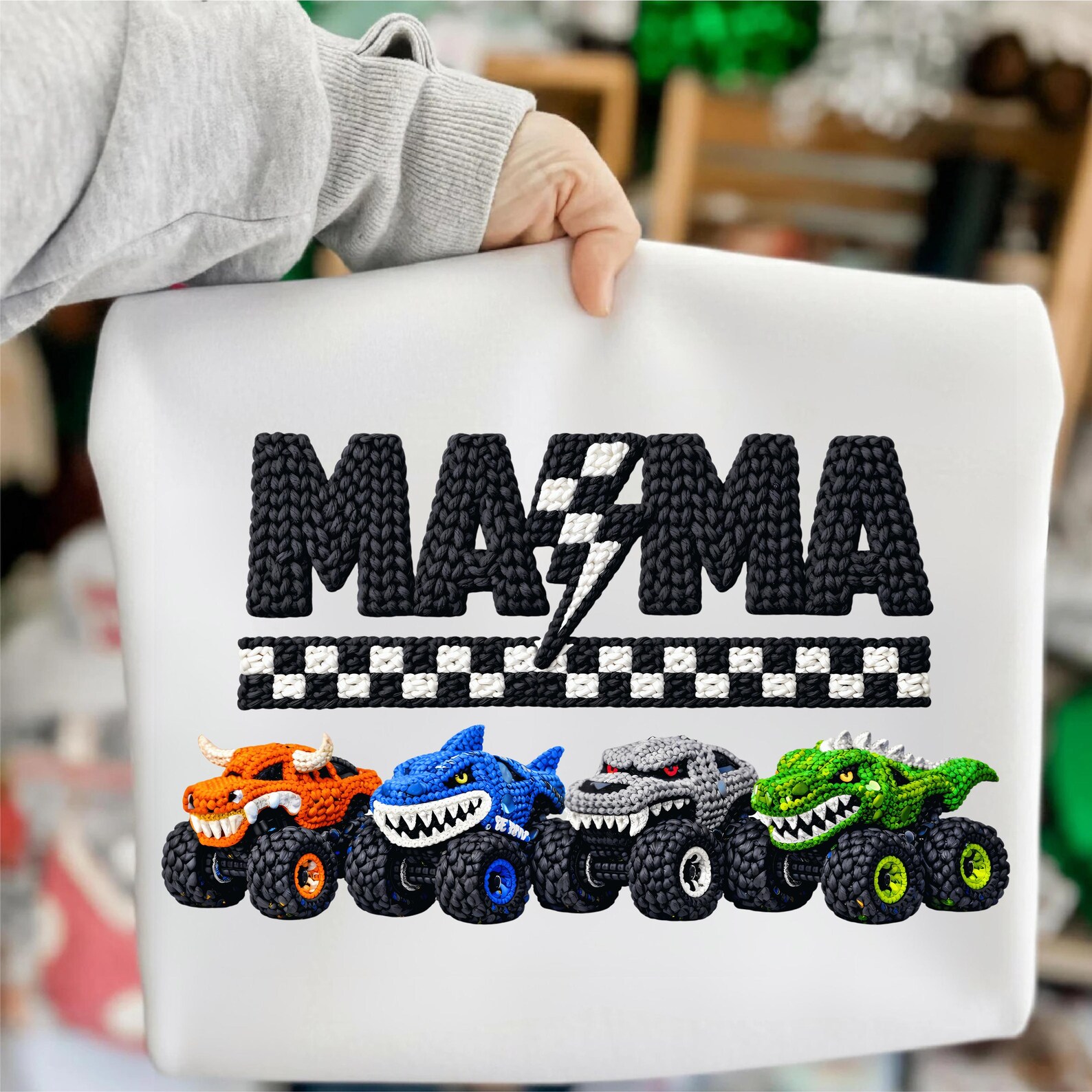 Bling Monster Truck Mama PNG | Diamond Mom Shirt Design (digital File ...