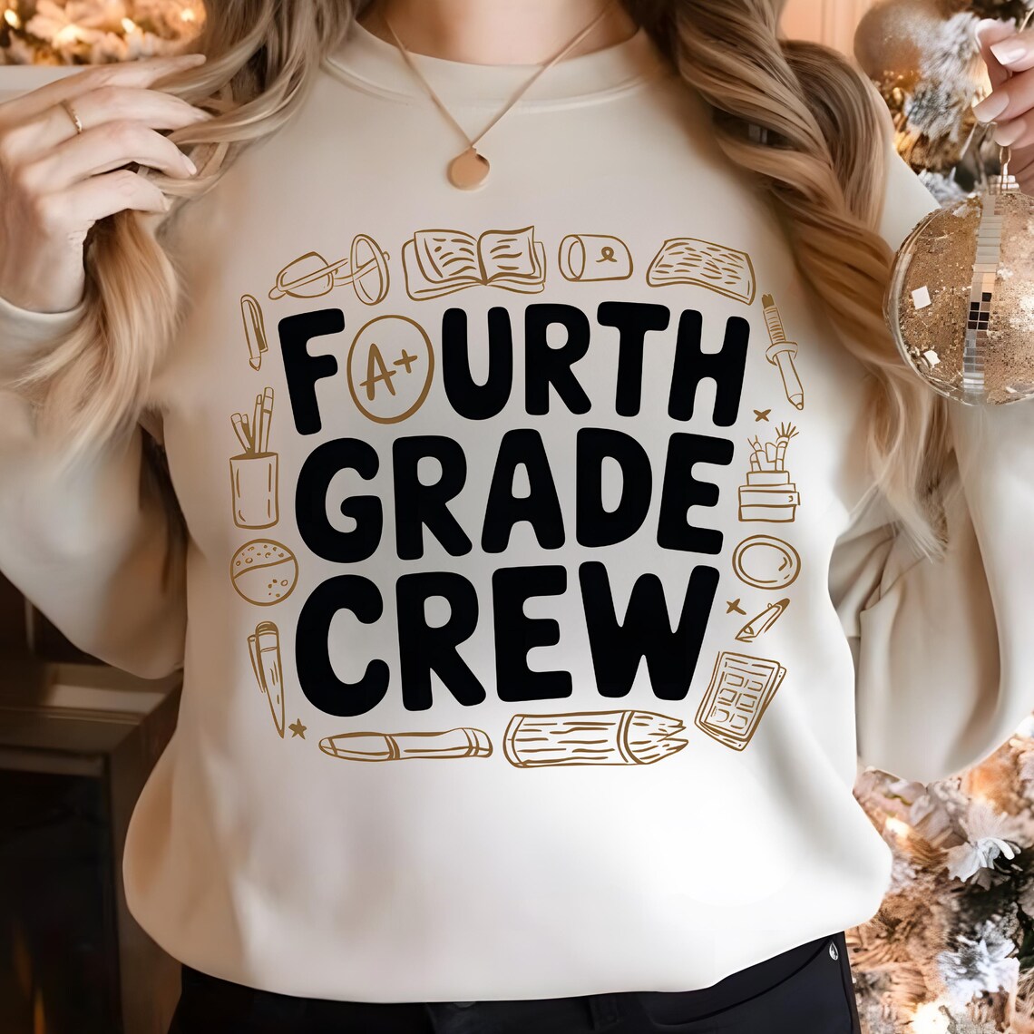 First Grade Crew Svg Png, 1st Grade Crew Png, Back to School Png, First ...