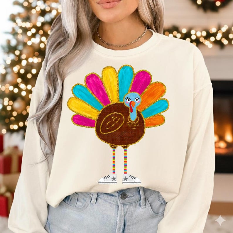 Preppy Turkey PNG: Girly Thanksgiving Clipart (digital Download) - Etsy