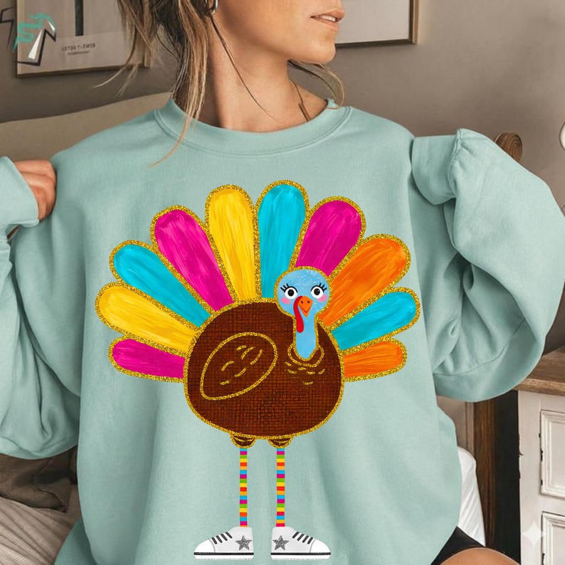Preppy Turkey PNG: Girly Thanksgiving Clipart (digital Download) - Etsy