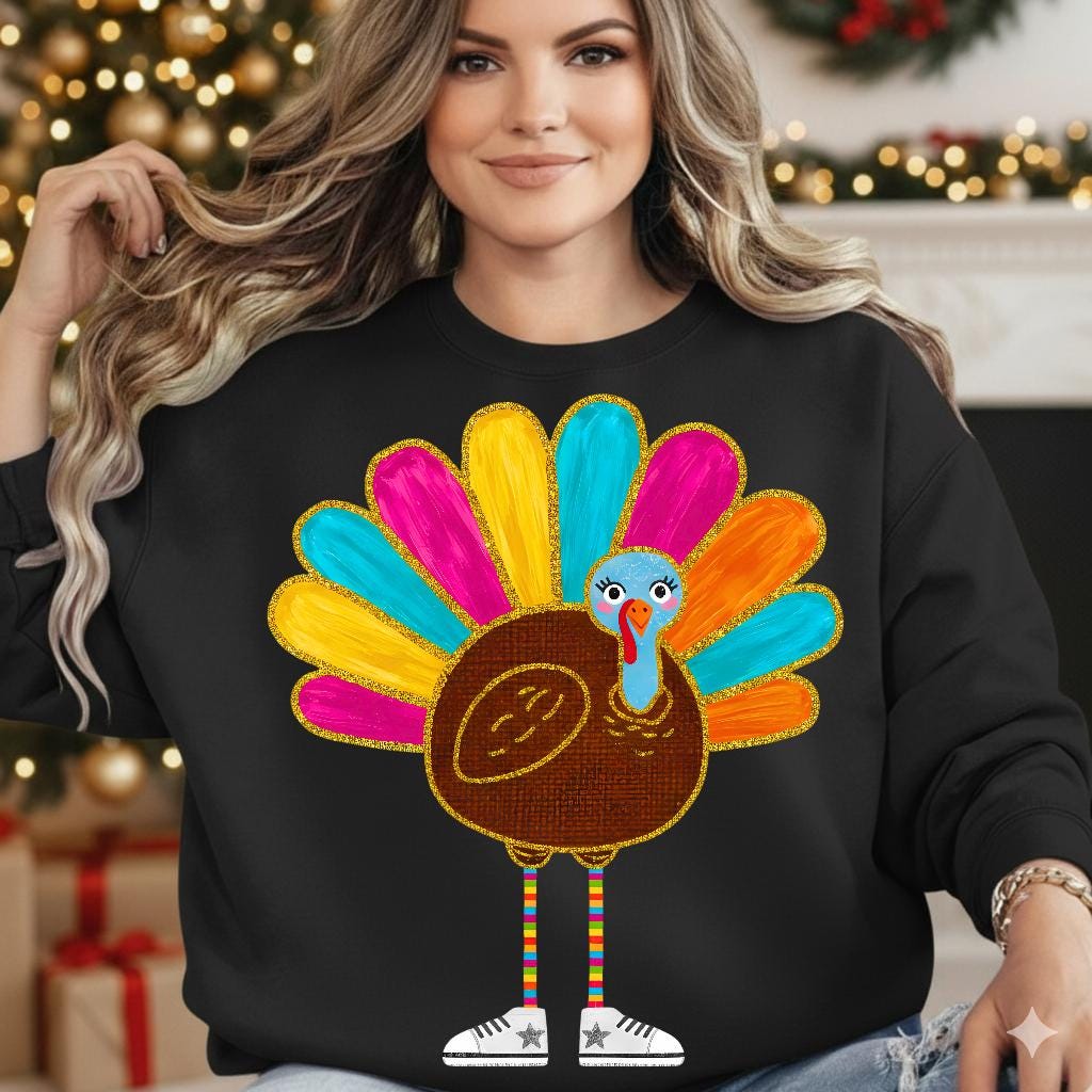 Preppy Turkey PNG: Girly Thanksgiving Clipart (digital Download) - Etsy