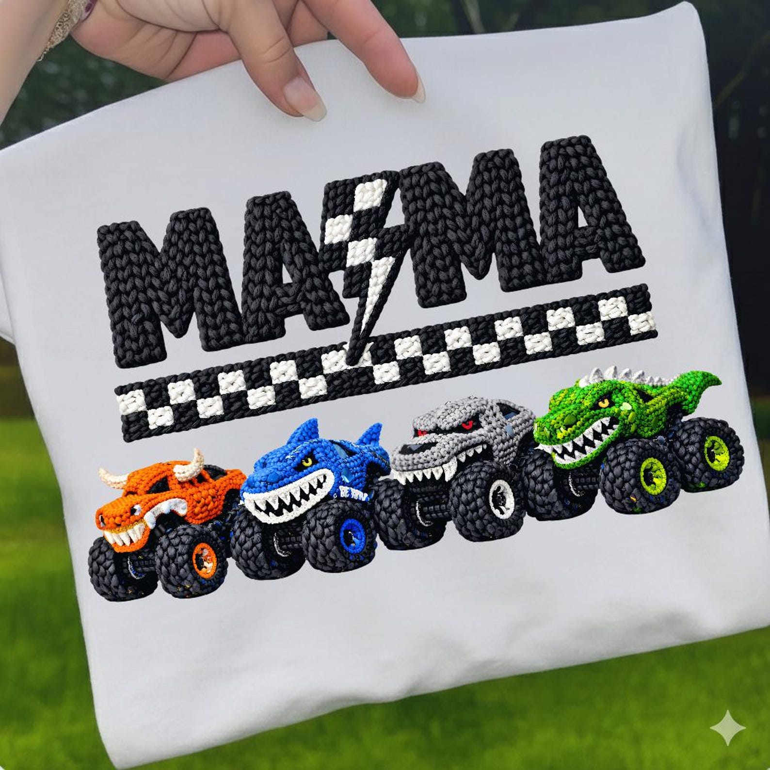 Bling Monster Truck Mama PNG | Diamond Mom Shirt Design (digital File ...