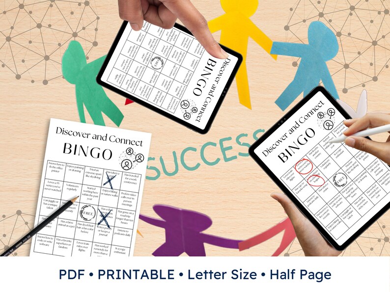 Get to Know You Bingo, Team Building Find Someone Who Game Night ...