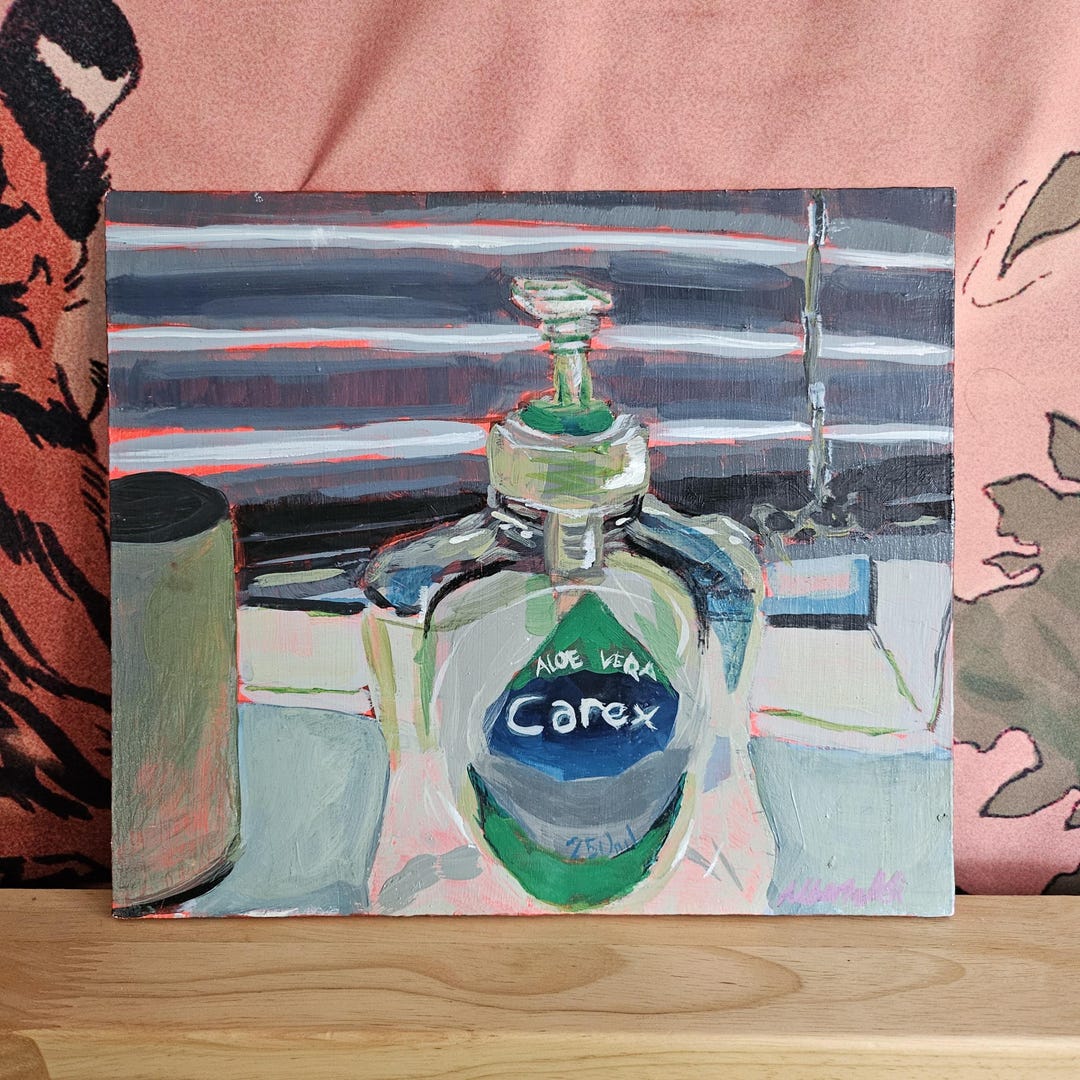 Original Oil Painting of Soap on Board. Bright & Colourful Artwork With ...