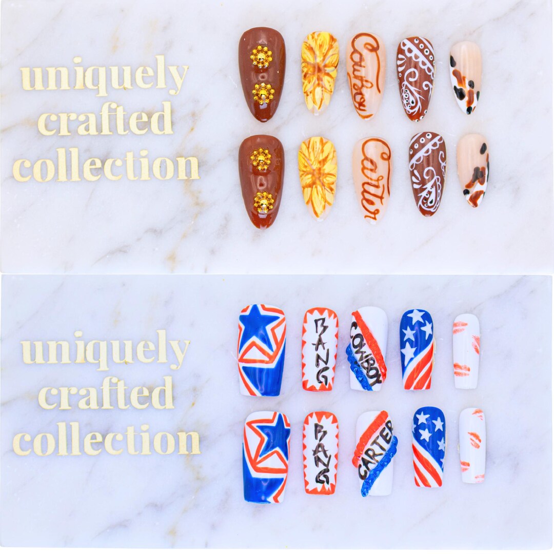 Cowboy Carter Press on Nails | Custom Sized, Made to Order - Etsy