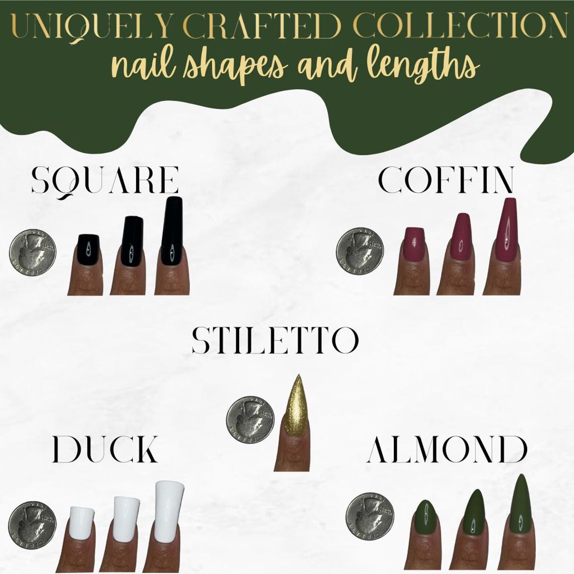 Wednesday Addams Press on Nails Halloween Nails Wednesday Nails - Etsy