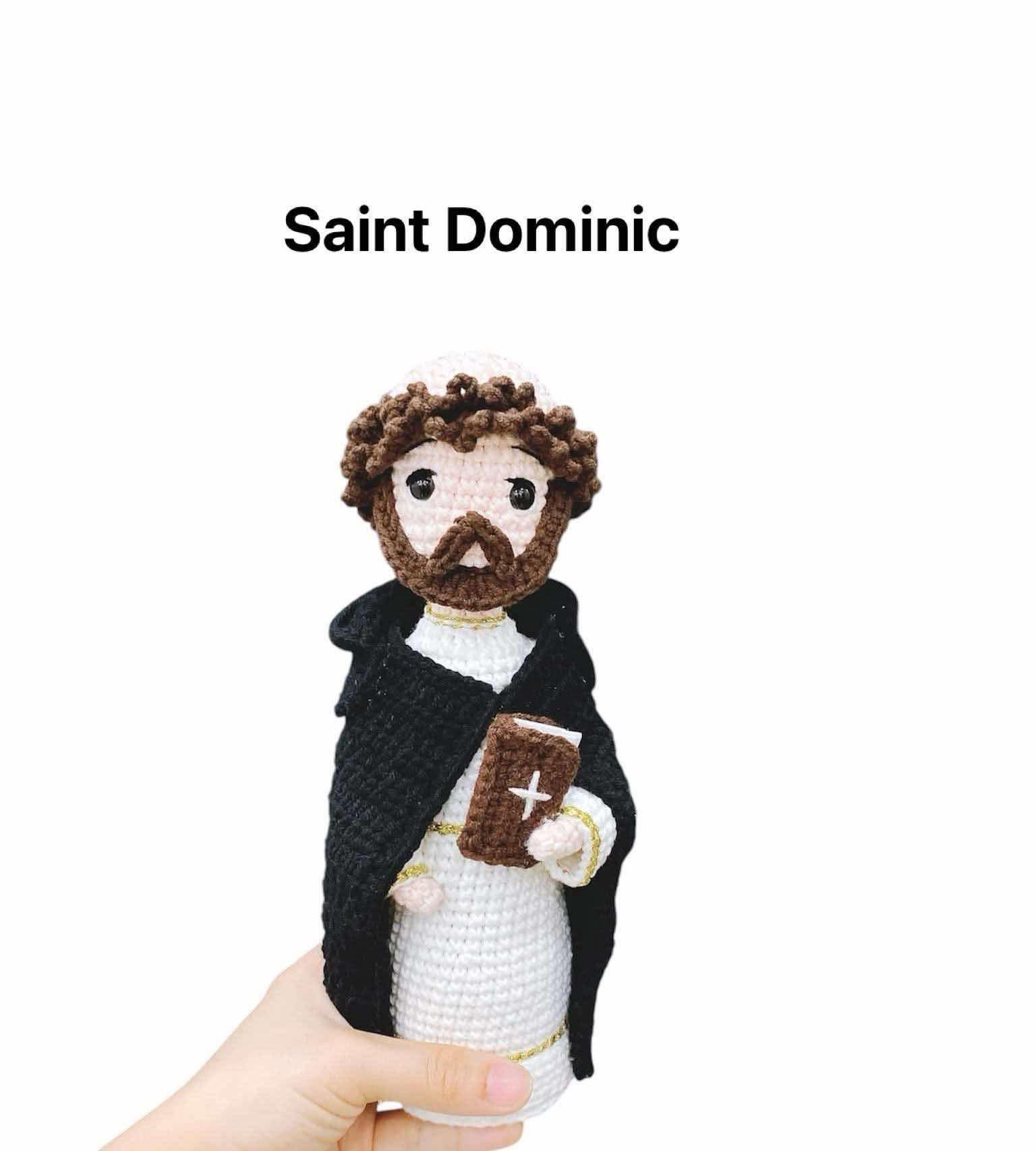 Crochet Bible Characters, Crochet Saints, Crochet Saint Joseph, Crochet ...