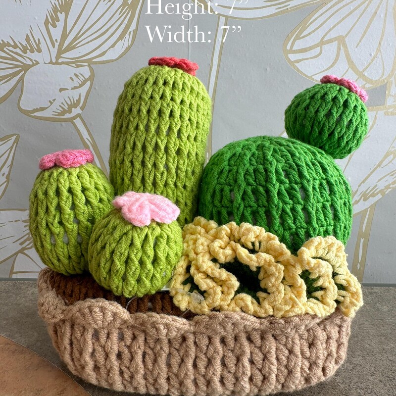 Knit Cactus - Etsy