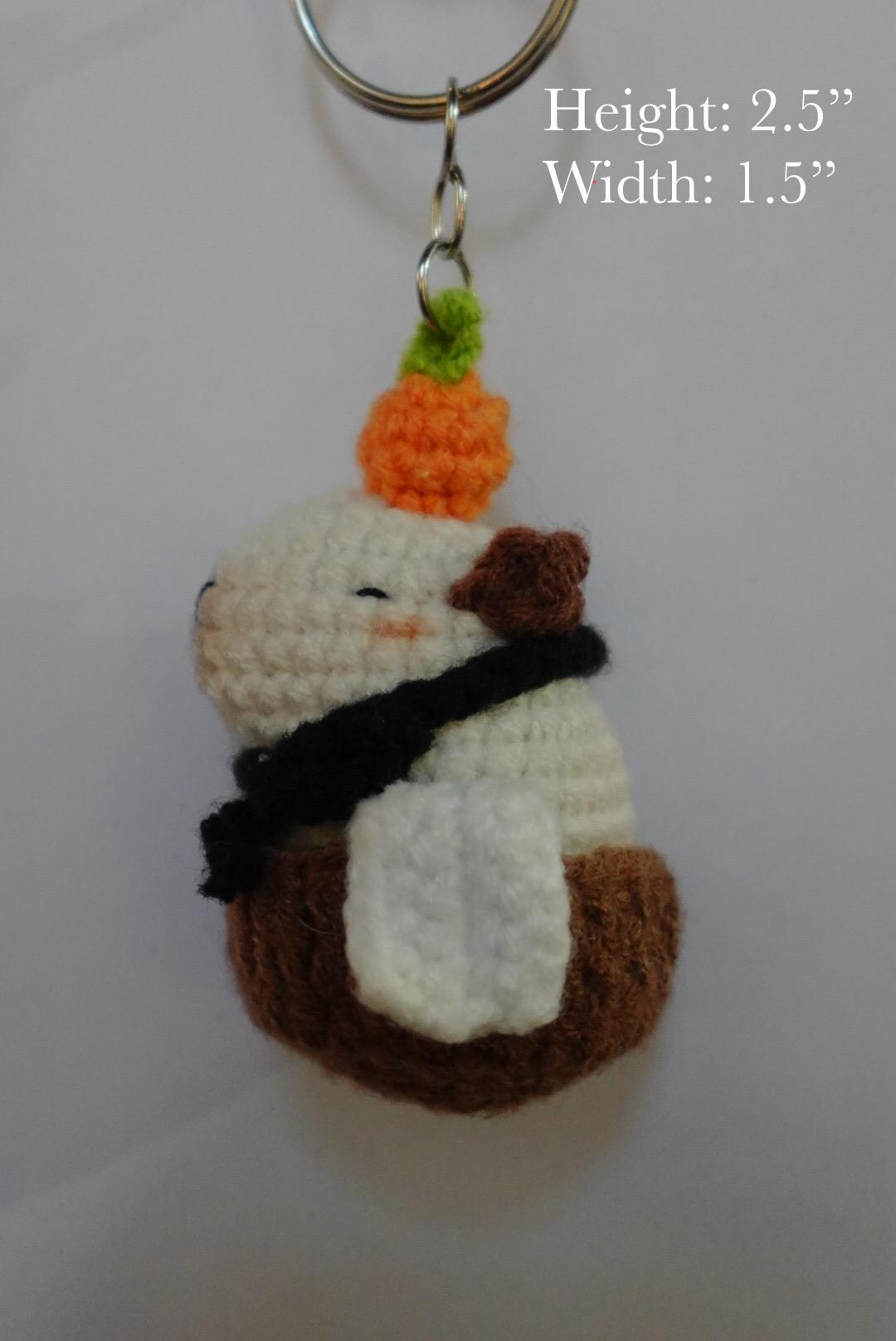 Crochet Capybara, Capybara Key Chain, Capybara Amigurumi, Cute Capybara ...