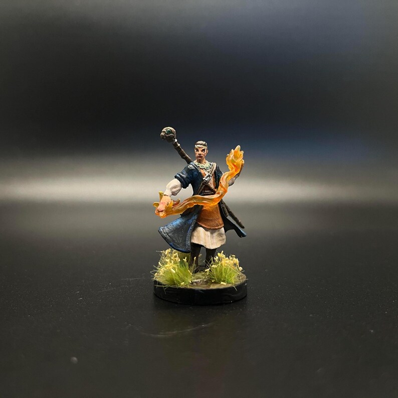 Hand-painted Half-elf Spellcaster D&D Mini - Etsy