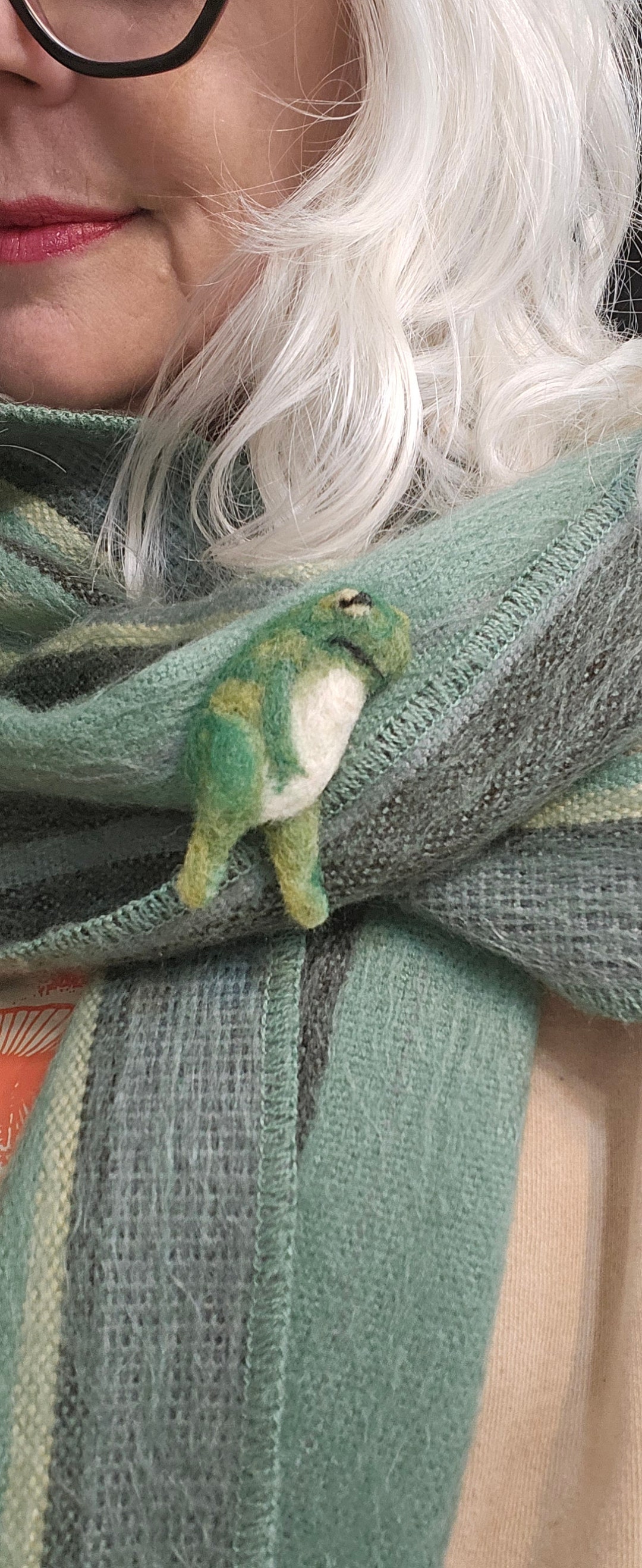 Loveland Frog Man Cryptid Needle Felted Wool Brooch Pin - Etsy