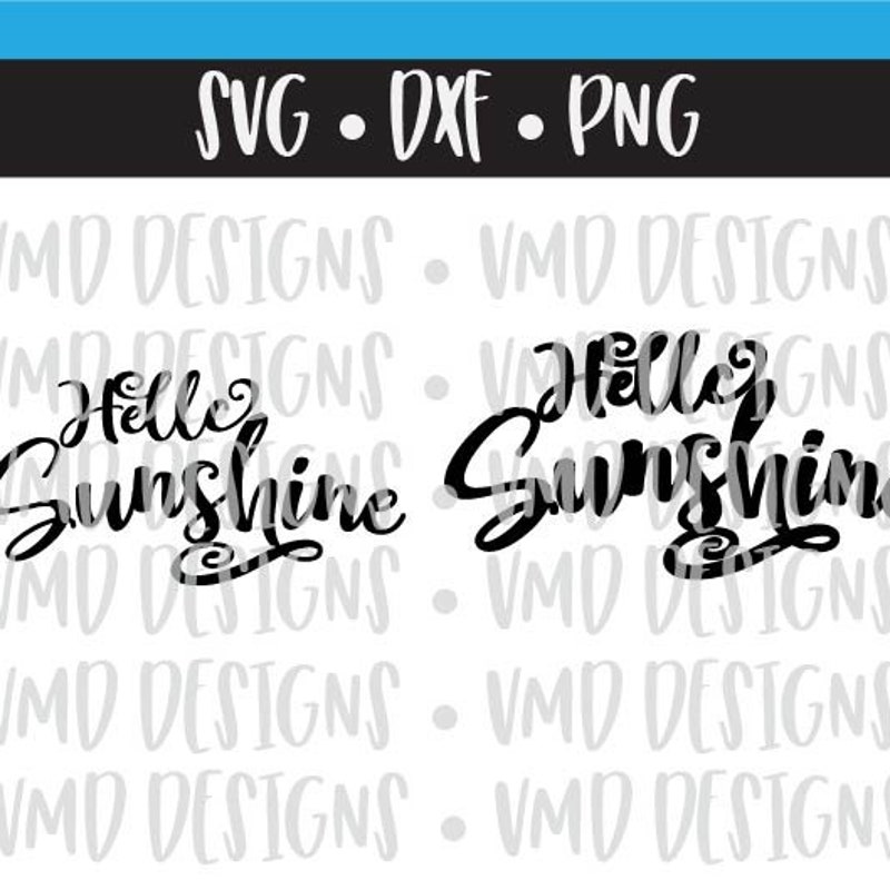 Hello Sunshine Svg - Etsy