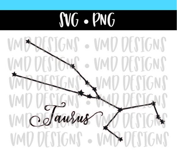 Taurus Star Constellation and Outline Astronomy Astrology | Etsy