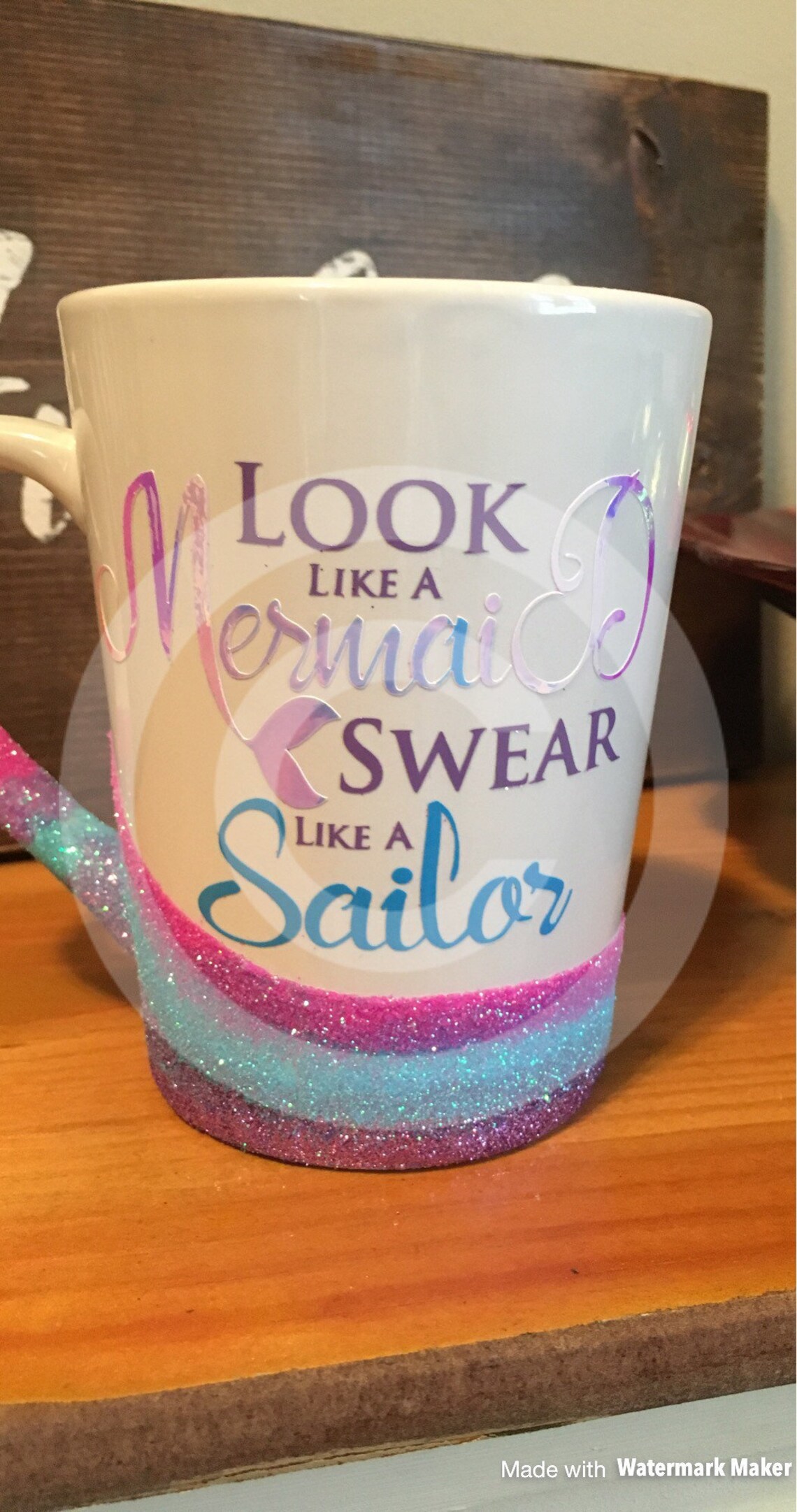 Look Like a Mermaid Swear Like a Sailor, SVG, PNG, JPG - Etsy