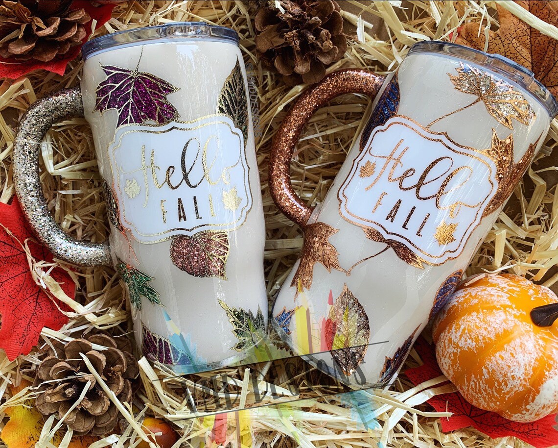 Hello Fall Decal Plaque Bracket SVG DXF PNG - Etsy