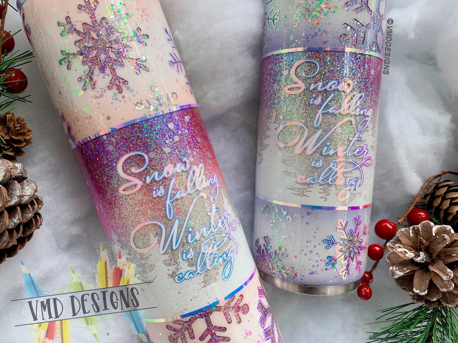 Snow is Falling Winter is Calling SVG DXF PNG - Etsy