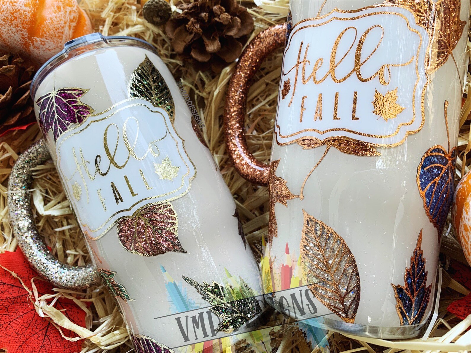 Hello Fall Decal Plaque Bracket SVG DXF PNG - Etsy