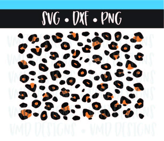 Leopard Print SVG DXF PNG - Etsy