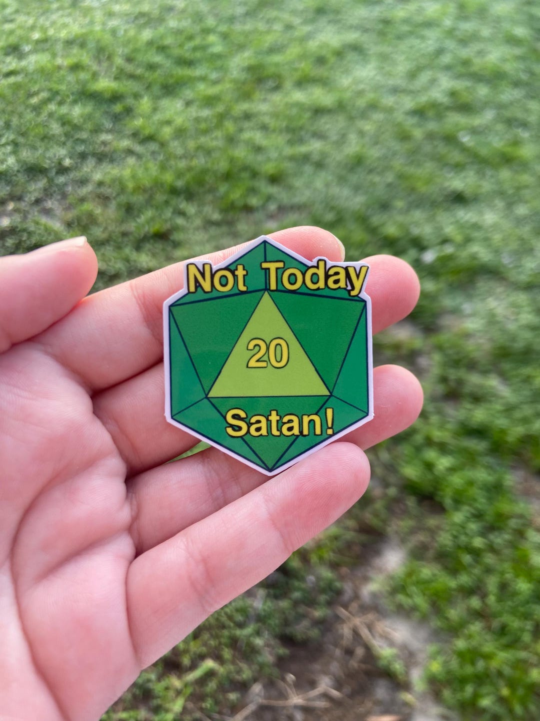 Nat 20 and Nat 1 Stickers - Etsy