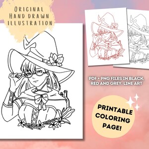 Alchemy Witch Coloring Page | iPad Coloring | Powerful Witch Coloring ...