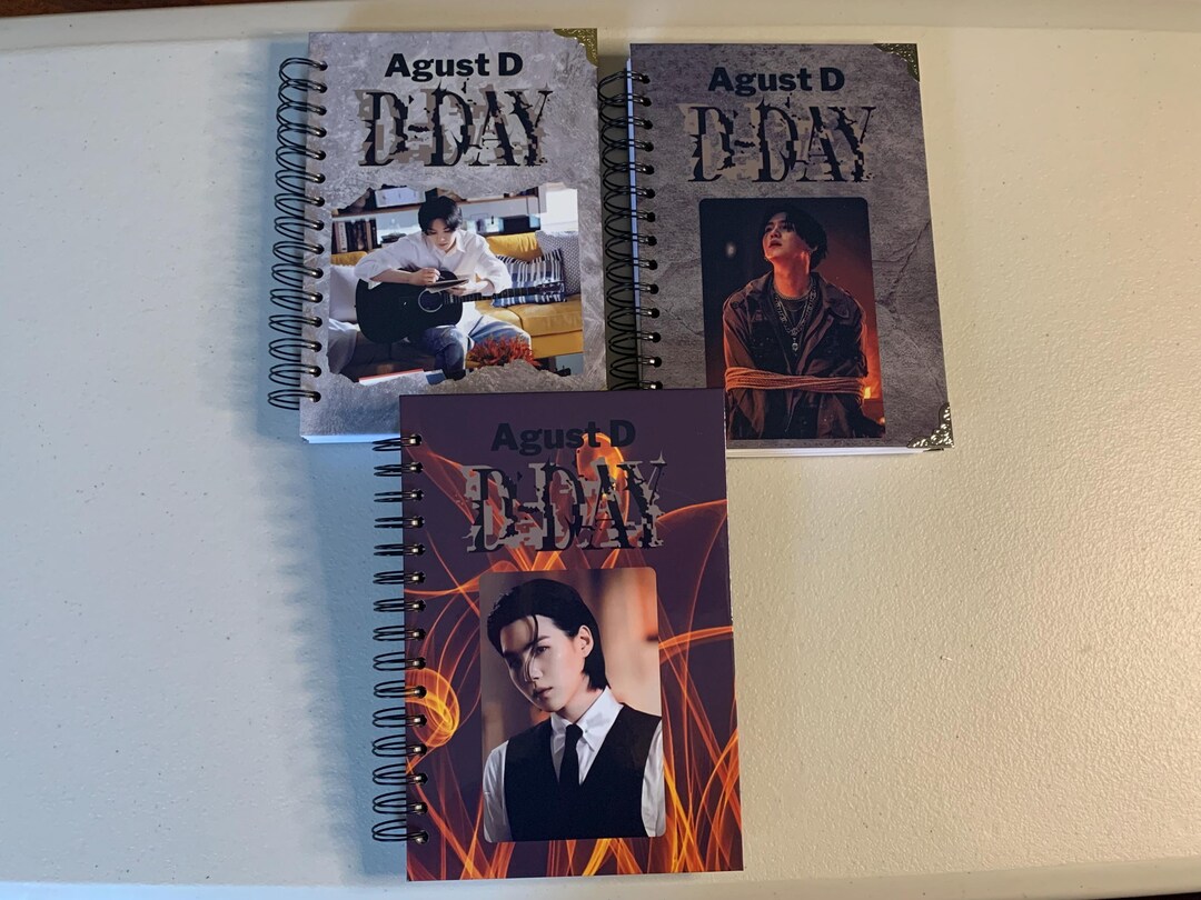 BTS Suga Planner/notebook - Etsy