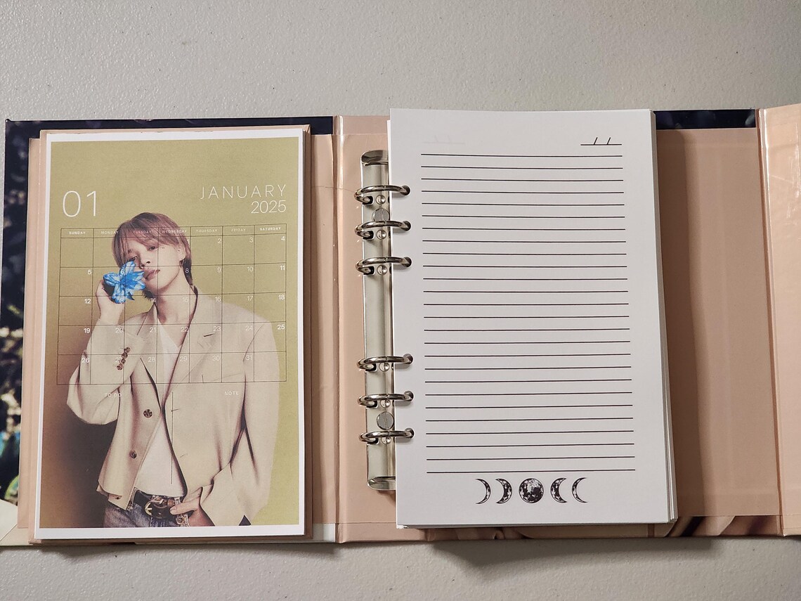 BTS Jimin Binder/notebook - Etsy