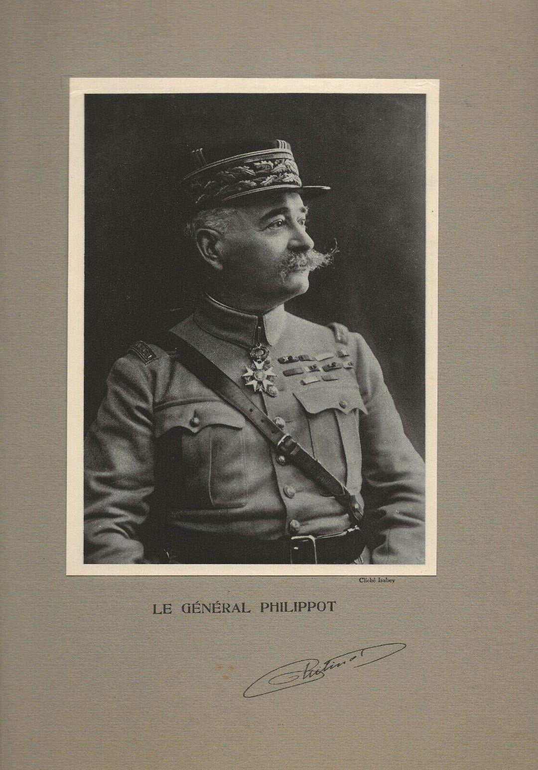 Old Photo, Military Portrait of General Philippot, Isabey Photo, France ...