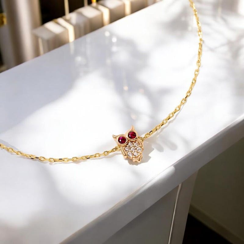 Gold Owl Bracelet - Etsy