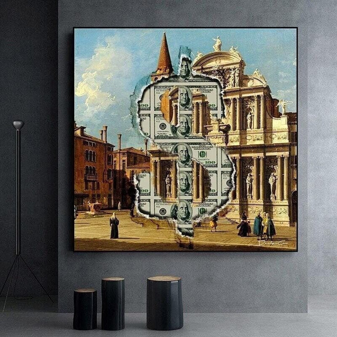 Dollar Sign Wall Art A Stylish and Eye-catching Addition to Your Living ...