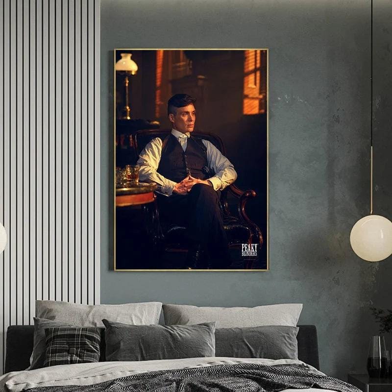 Thomas Shelby Portrait Peaky Blinders TV Series Canvas Print an Iconic ...