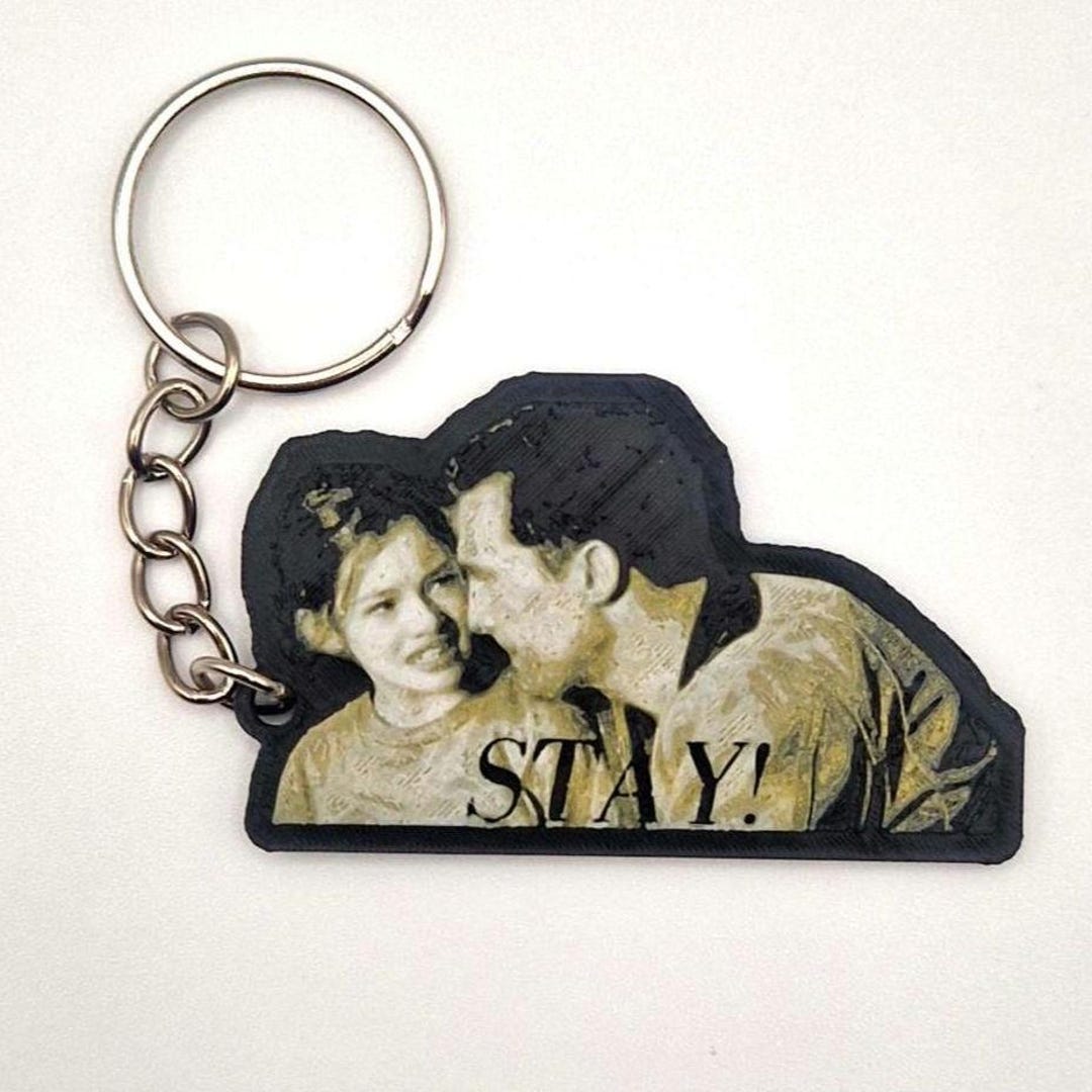 Interstellar Cooper and Murph 3D Printed Keyring - Etsy