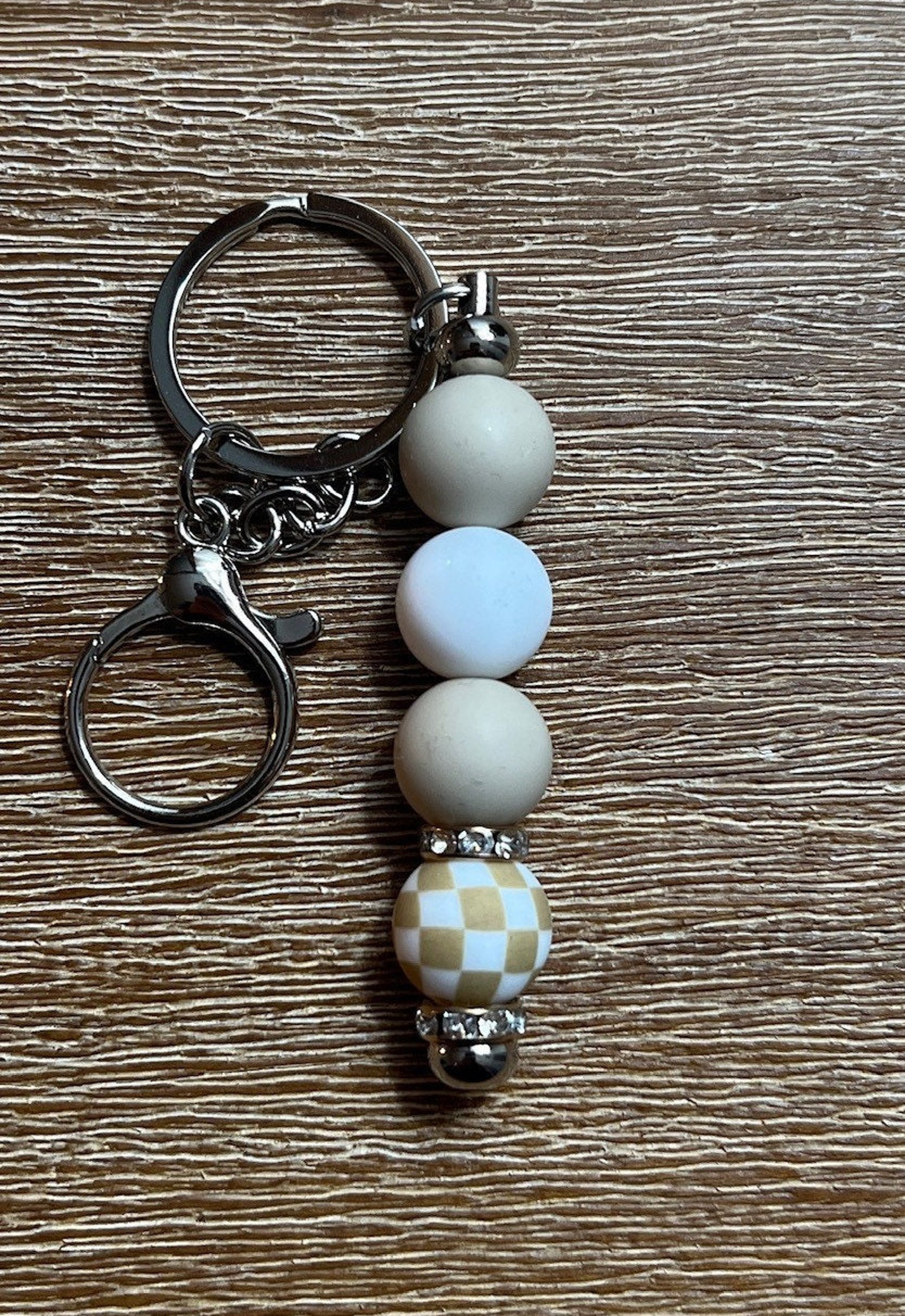 Silicone Bar Keychain | Checkered Pattern | Multiple Colors - Etsy