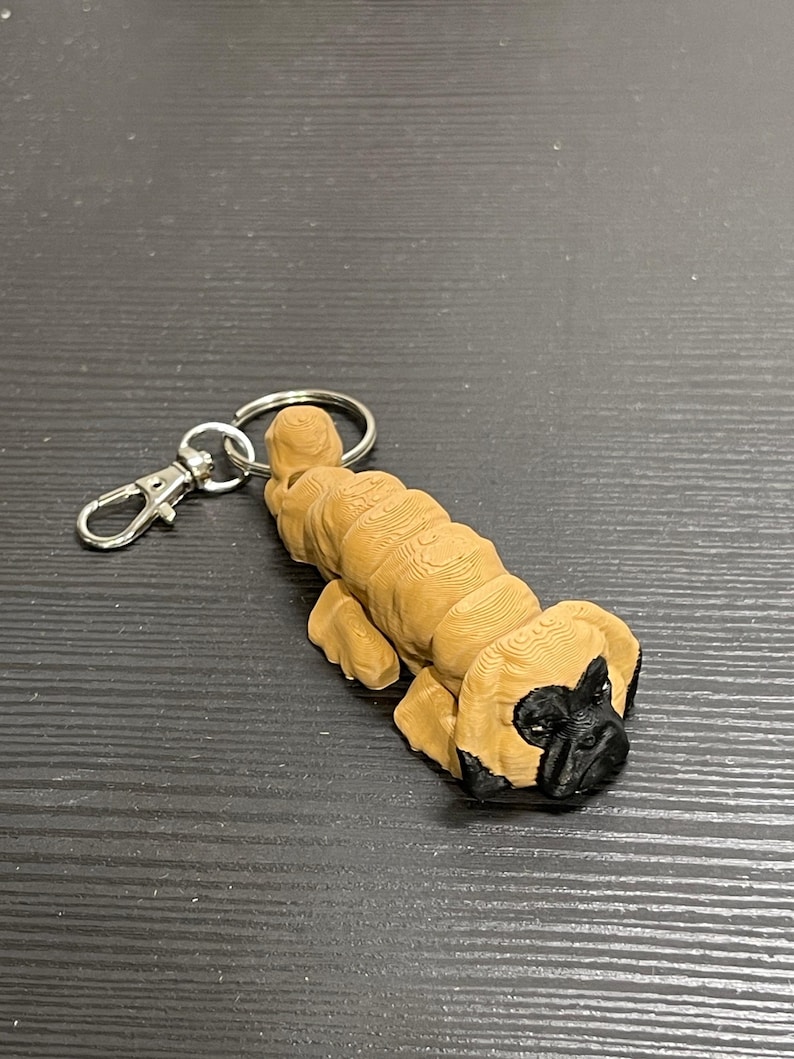 3D Printed Dog Keychain – Eco-friendly Puppy Charm - Etsy