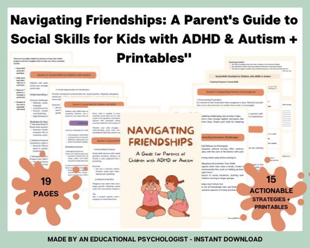 Navigating Friendships: A Parent's Guide to Social Skills for Kids With ...