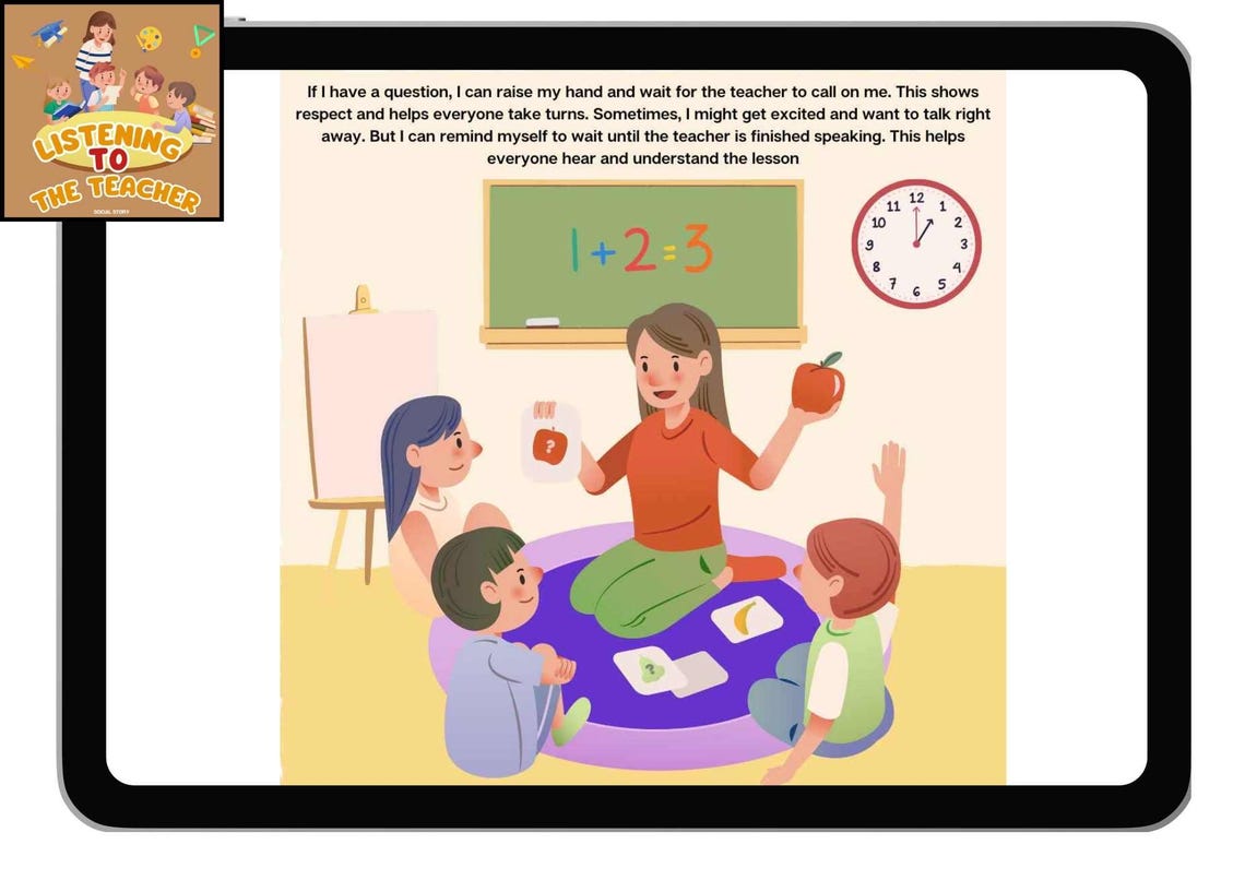 Social Stories Bundle for Kids – Emotional Learning, Sharing, Listening ...