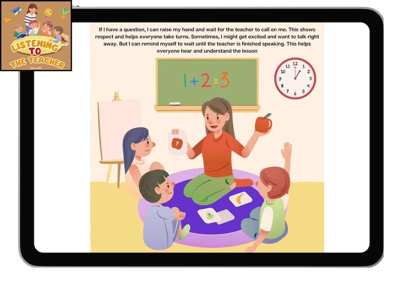 Social Stories Bundle for Kids – Emotional Learning, Sharing, Listening ...