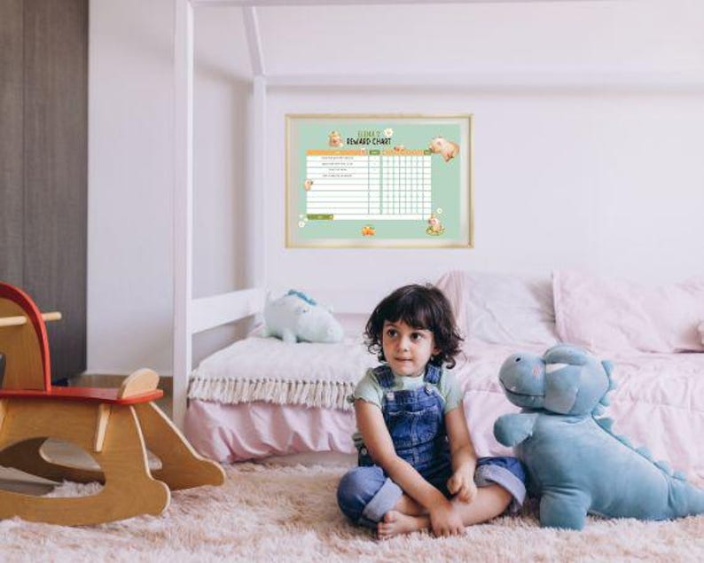 Editable Morning Routine & Reward Chart for Kids | Printable PDF ...