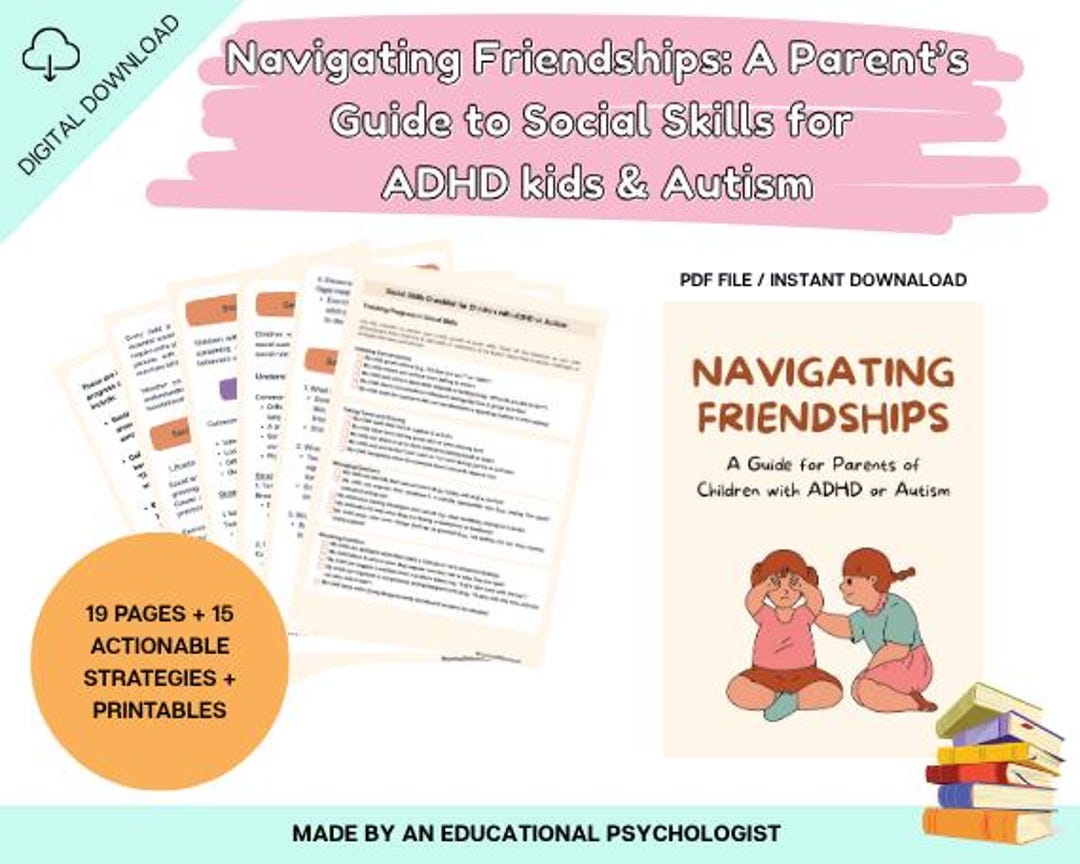 ADHD & Autism Social Skills Guide for Kids (PDF Pattern) - Etsy UK