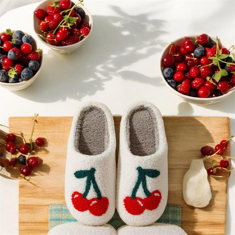 Embroidered Slippers - Etsy