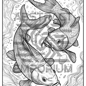 Colouring Pages Animals and Fish Downloads - Etsy