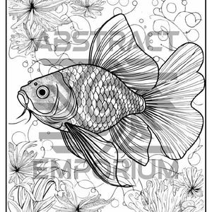 Colouring Pages Animals and Fish Downloads - Etsy