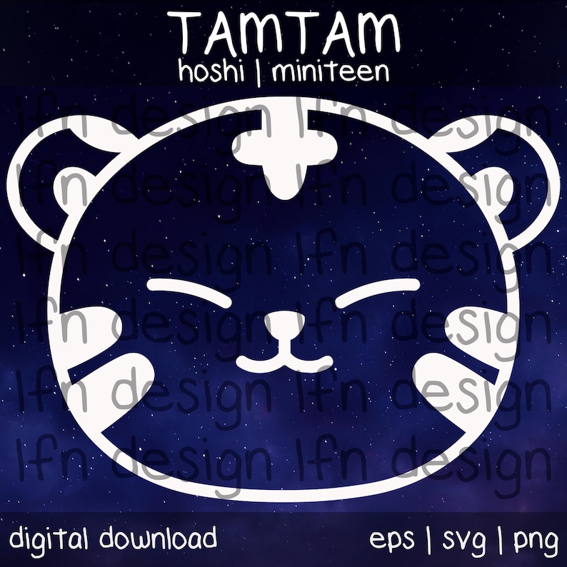 Seventeen Miniteen Tamtam SVG Pack - Etsy